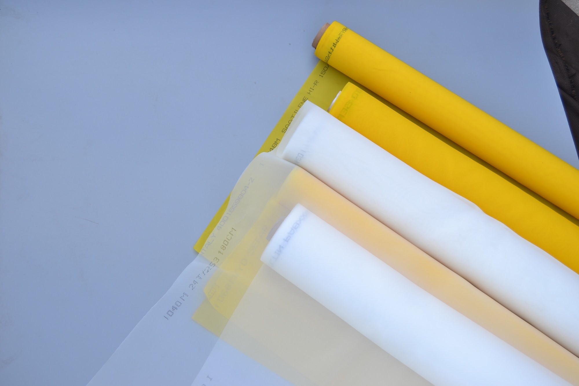 64T - 55dia Polyester Silk Screen Printing Mesh 160 Mesh Heat Resisting